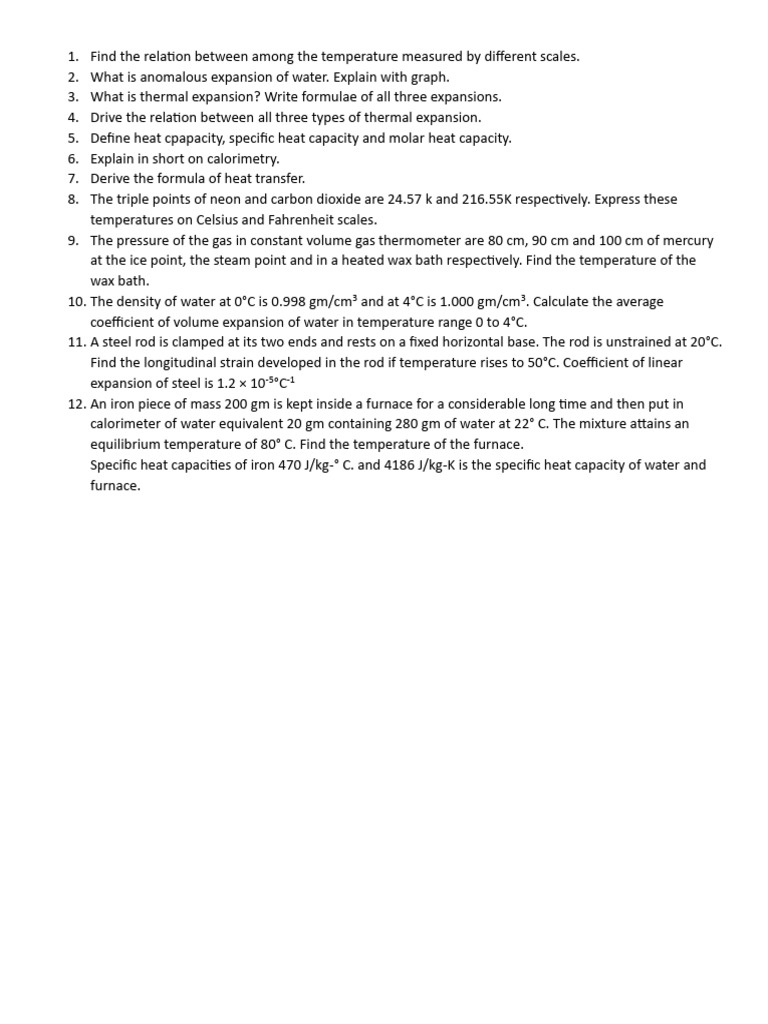 Class 11 TPM Test | PDF