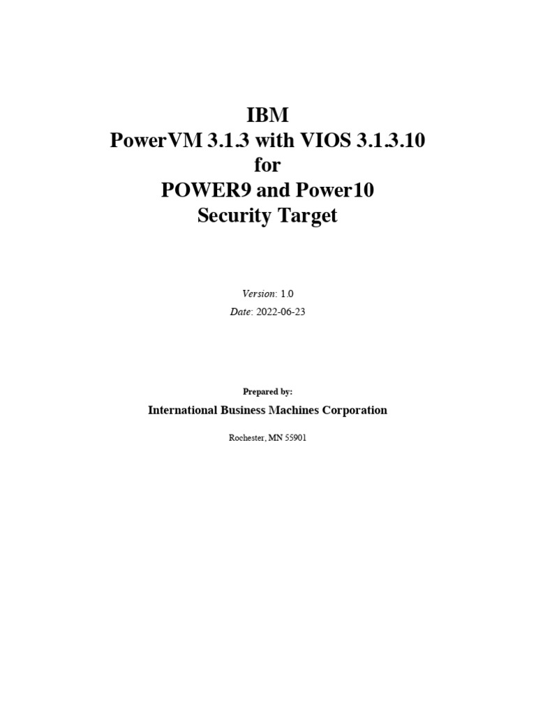 st_powervm_313_v1.0 | PDF | Virtualization | Computer Engineering