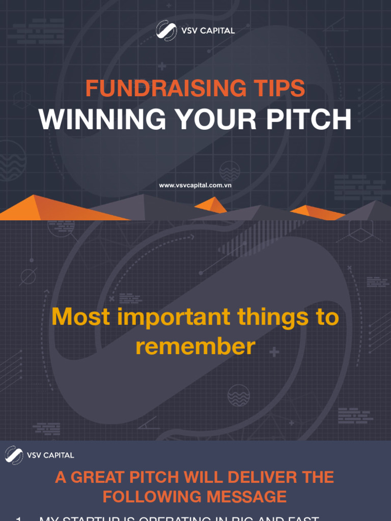 VSVC Fundraising Tips | PDF