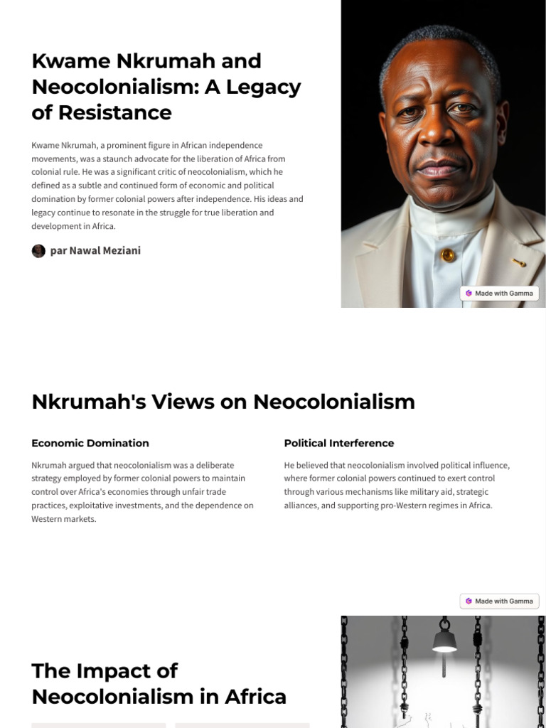 African Independence & Neocolonialism | PDF