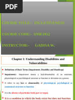 Inclusiveness Midterm Exam 1 (DiU) | PDF