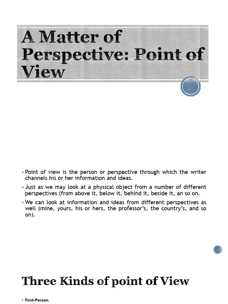 27076_reading for Academic Purposes_materi9.a Matter of Perspective ...