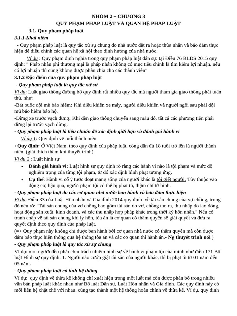 Chương 3 - QPPL Và QHPL | PDF