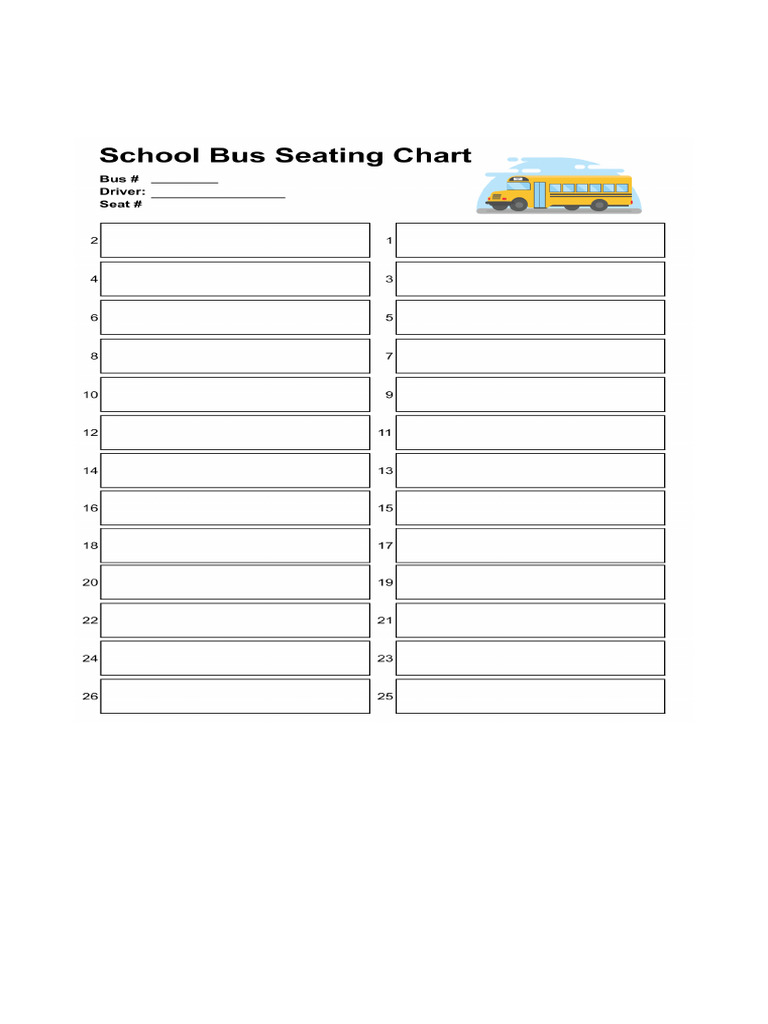 Bus Seating Chart Template - 271599.png | PDF