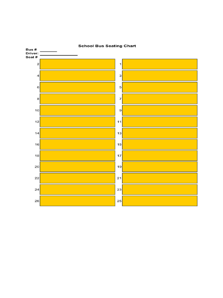School Bus Seating Chart Template - 271598.png | PDF