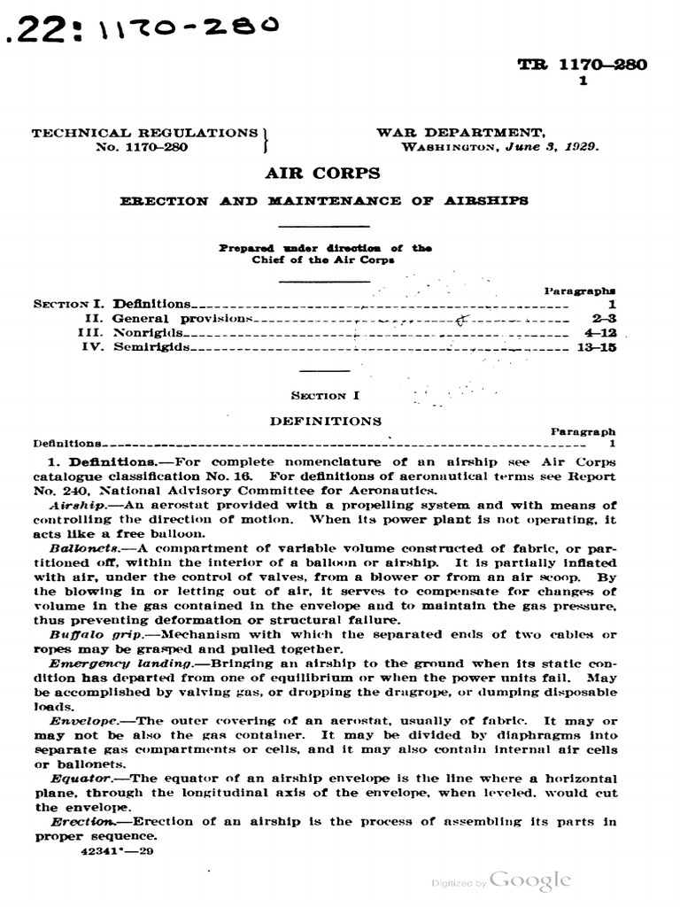 TR1170-280 | PDF | Airship