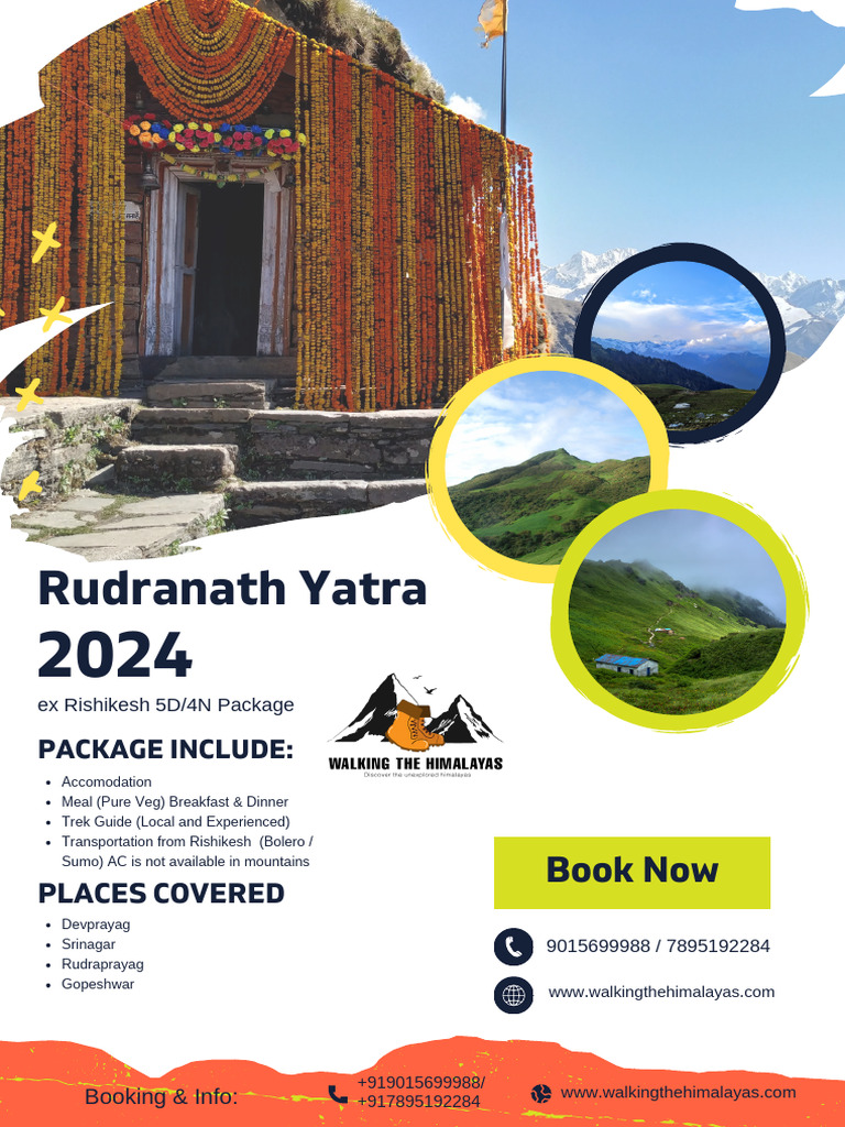 Rudranath Yatra 2024 Ex Rishikesh June - 20240614 - 14 - 240904 - 090223 | PDF