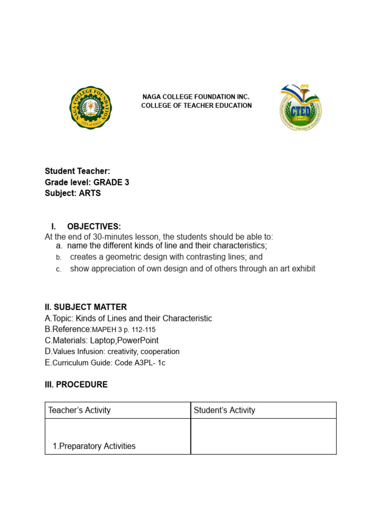 ARTS-DLP-GRADE-3 | PDF | Length