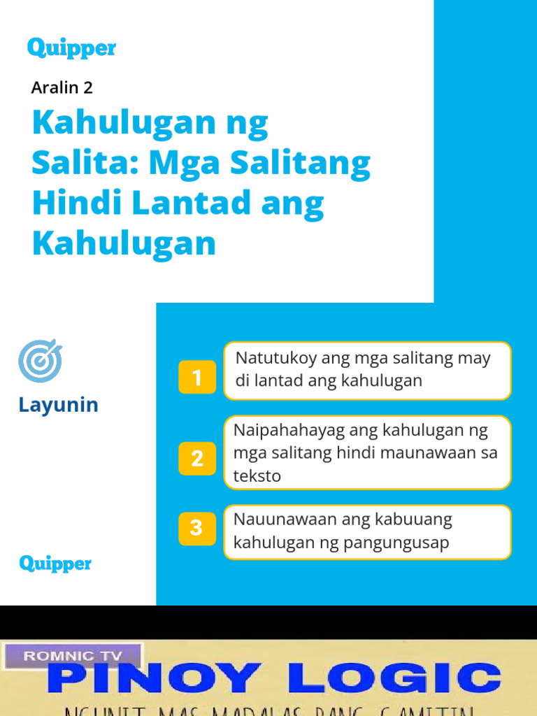 F9 U8 L2 Filipino | PDF