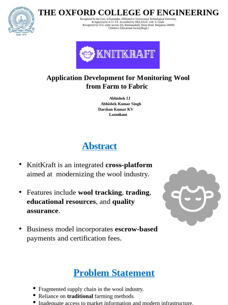 Miniproject (1) (Read Only) | PDF | Wool | Databases