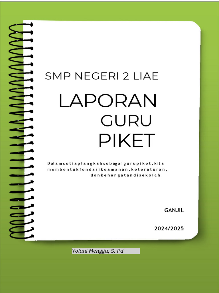 Laporan Guru Piket Ola | PDF
