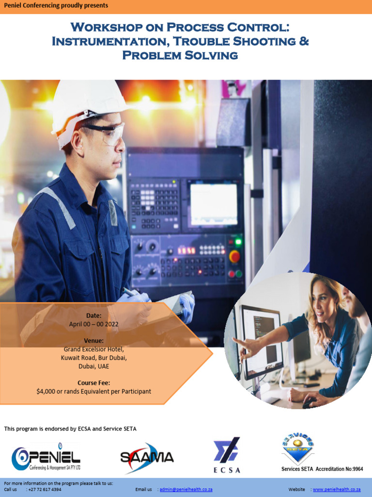 Workshop On Process Control Instrumentation, Trouble Shooting and ...