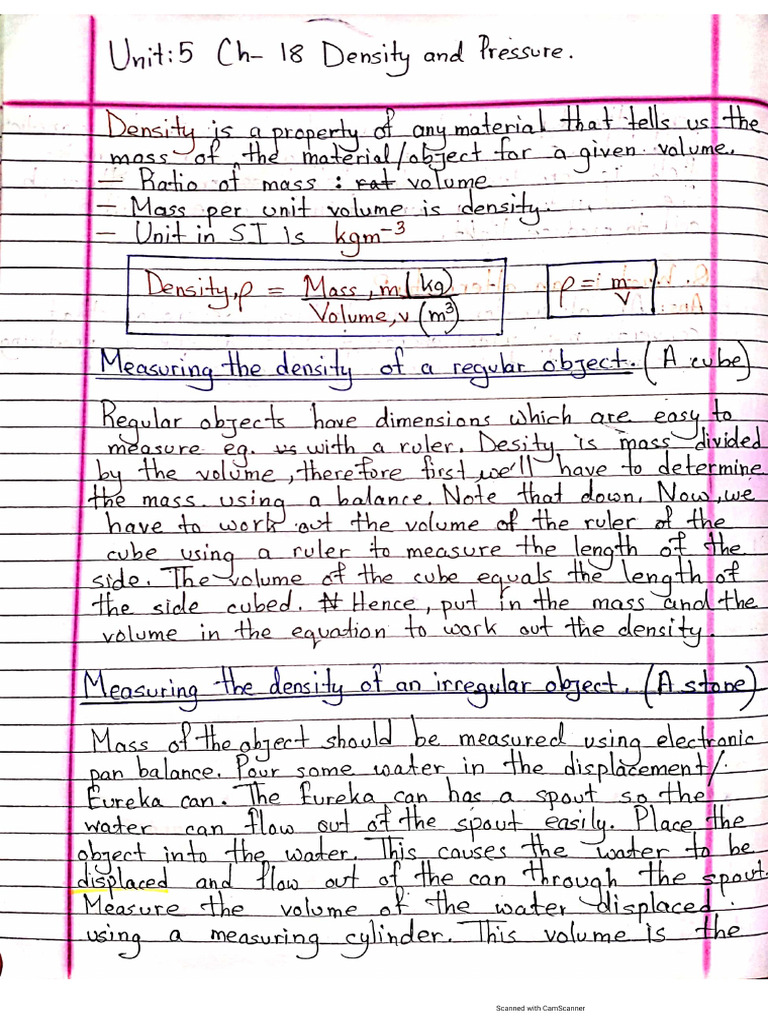 Physics Unit 5 Notes Pdf