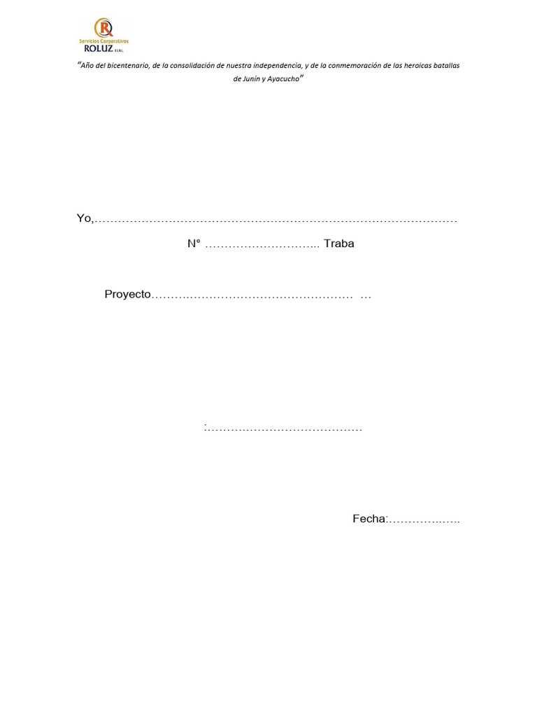 CARGO DE ENTREGA Y COMPROMISO DEL RISST Nuevo | PDF