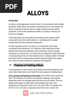 Alloys Properties and Applications | PDF | Alloy | Steel