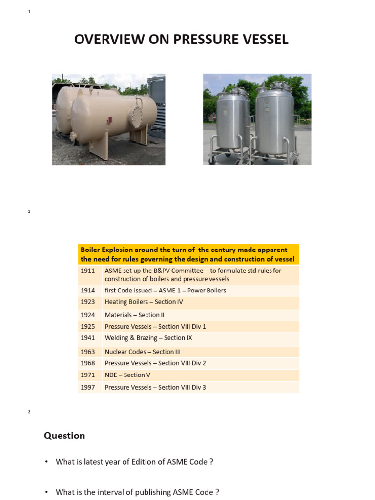 Overview Pressure Vessel | PDF | Welding | Construction
