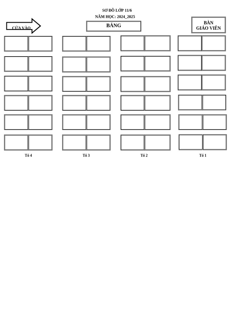 Mau So Do Lop Hoc 4 Day 11 TRANG | PDF