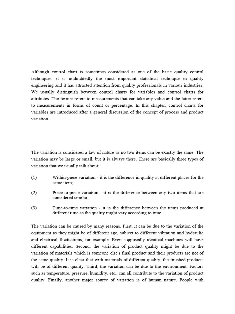 Quality-Notes-Part-III | PDF | Standard Deviation | Normal Distribution
