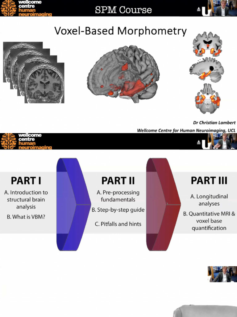 Voxel-Based Morphometry - DR Christian Lambert - SPM For FMRI and VBM | PDF