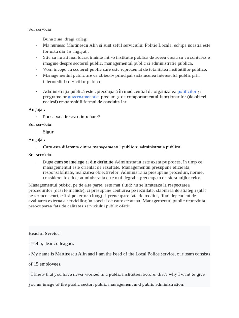 Sef Serviciu | PDF | Evaluation | Economies