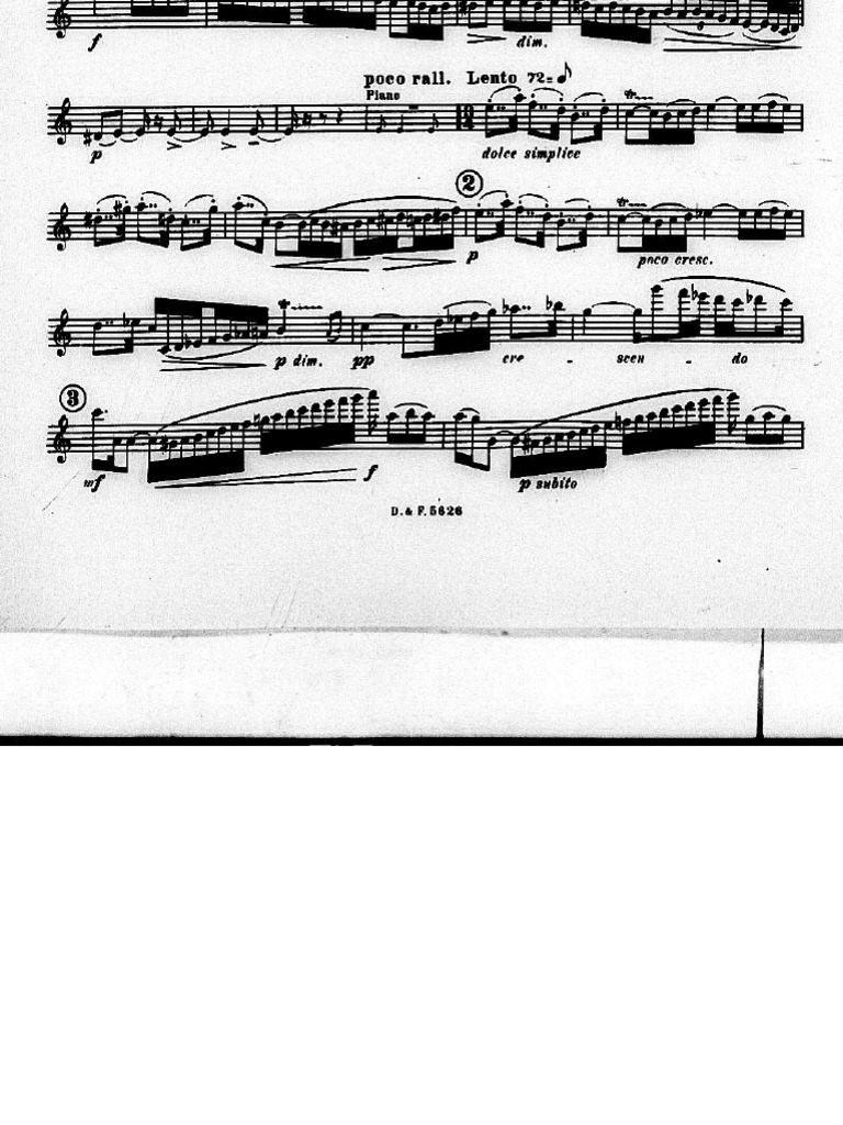 Duvernoy Concertino Op45 Fl & Piano | PDF