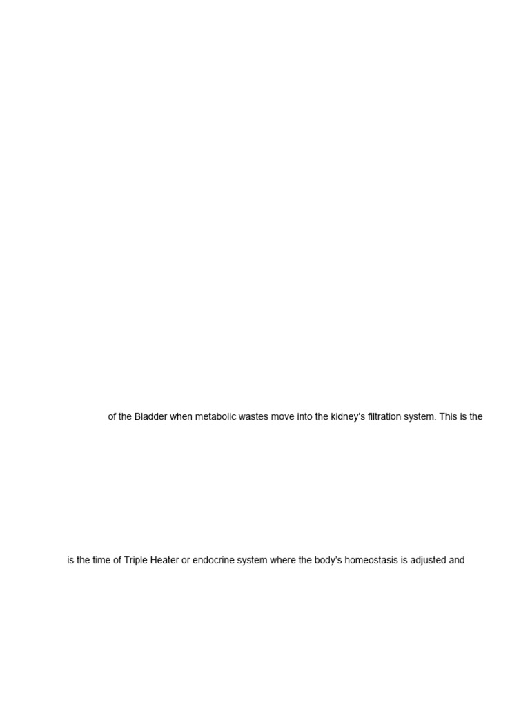 Traditional Chinese Organ Body Clock | PDF | Digestion | Traditional ...