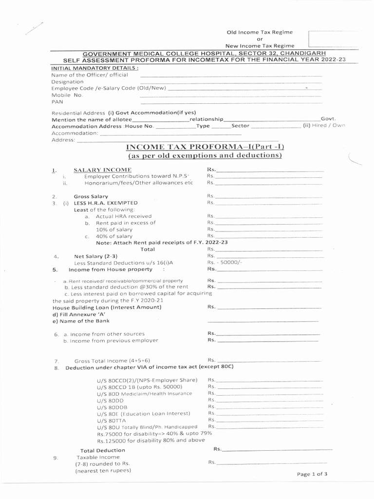 Deduction of Income Tax at Source (TDS) Under Sub Section 1 of Section ...