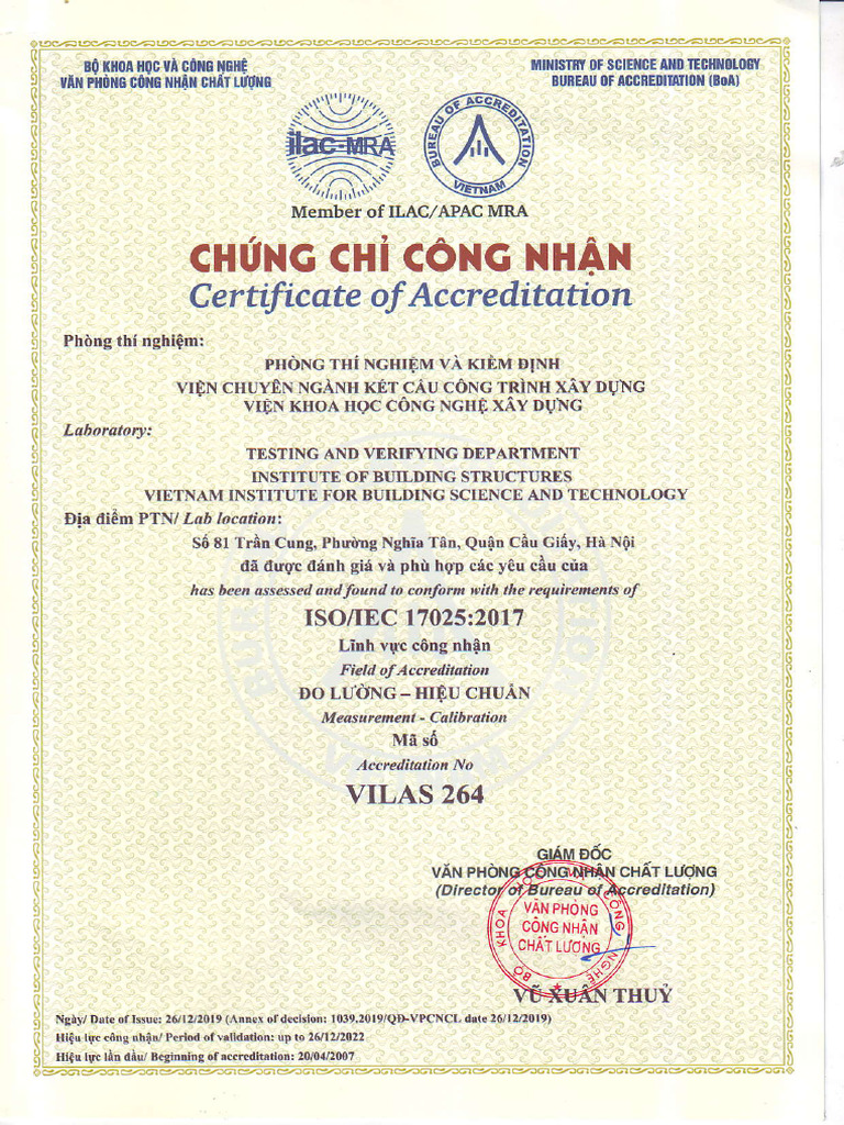 1598428062quyet Dinh Chung Nhan Vilas 264 | PDF