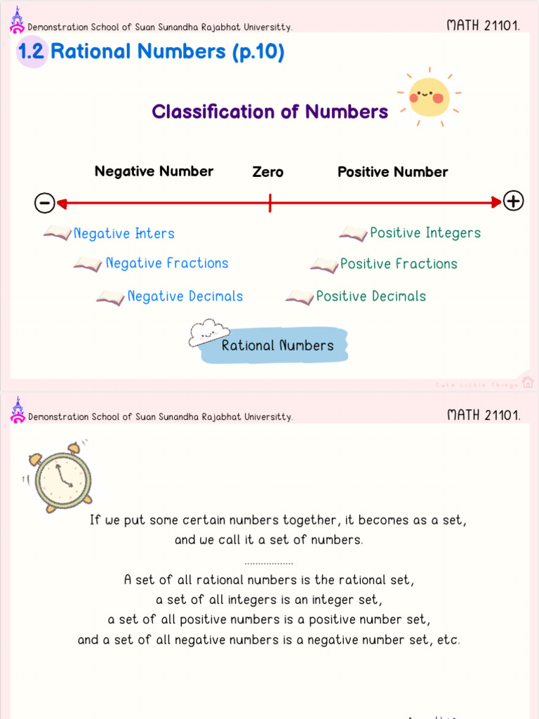 Slide Chapter 1 Number | PDF | Numbers | Rational Number