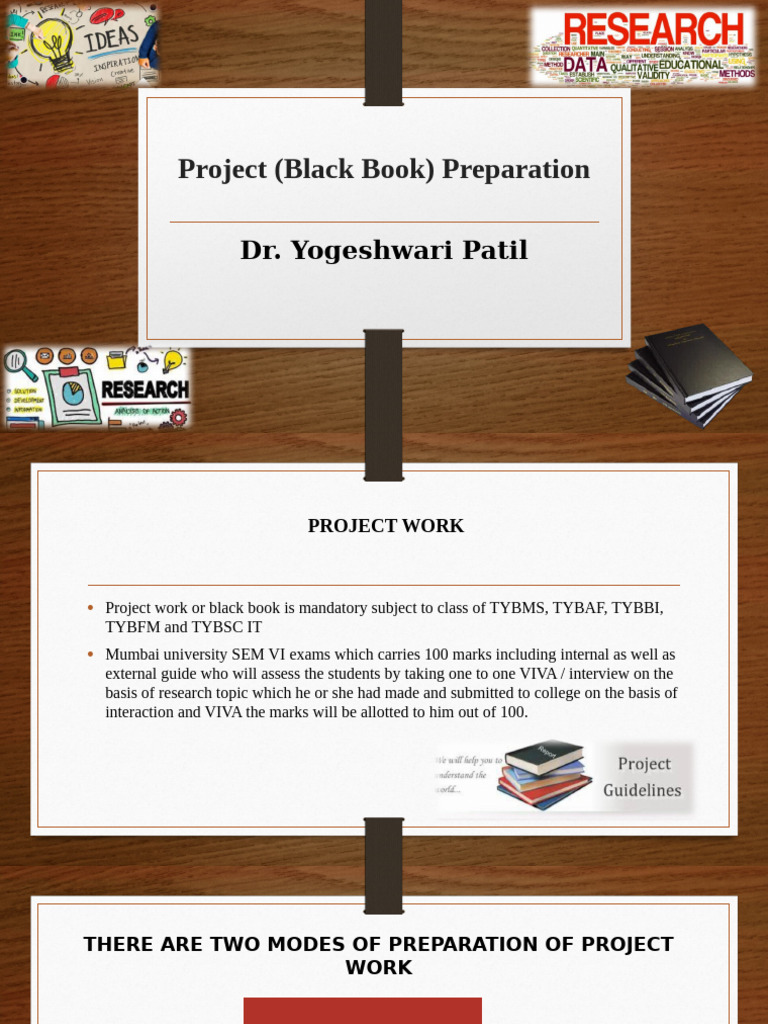 Project (Black Book) Preparation | PDF | Methodology | Data Analysis