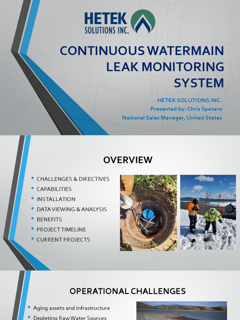 Chris Spataro Hetek | PDF | Water Supply Network | Internet Of Things