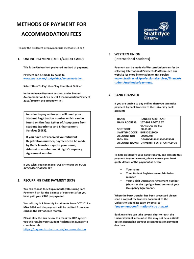 Methods_of_payment | PDF | Wire Transfer | Payments