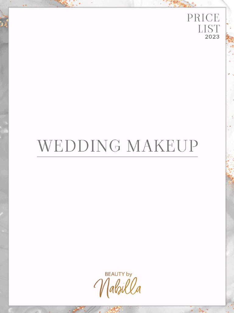 PL Wedding Makeup 2023 | PDF