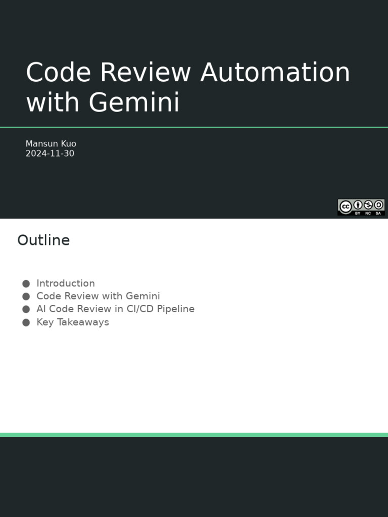 Code Review Automation With Gemini | PDF | Algorithms | Computing