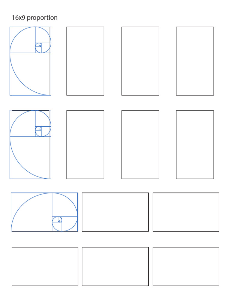 16x9 Proportion Thumnails | PDF