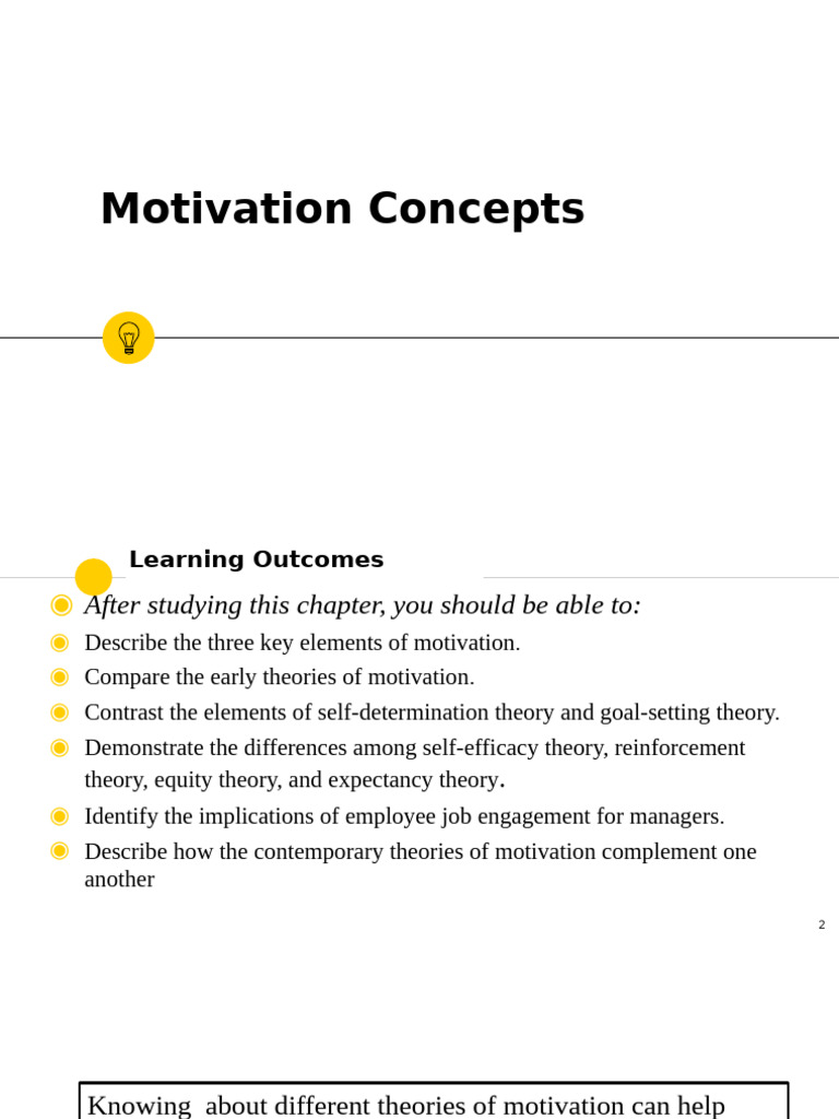 Chapter 6 OB PPT | PDF | Motivational | Motivation