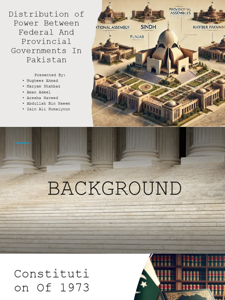 Distribution of Power Between Federal and Provincial Governments | PDF ...