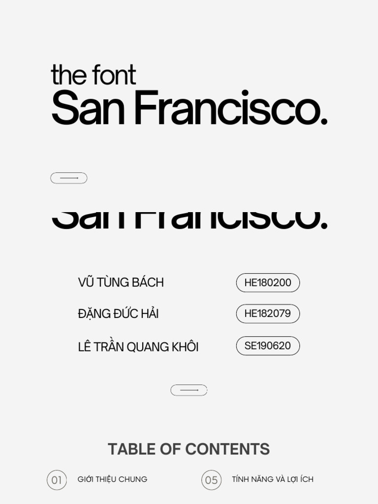 FONT San Francisco | PDF