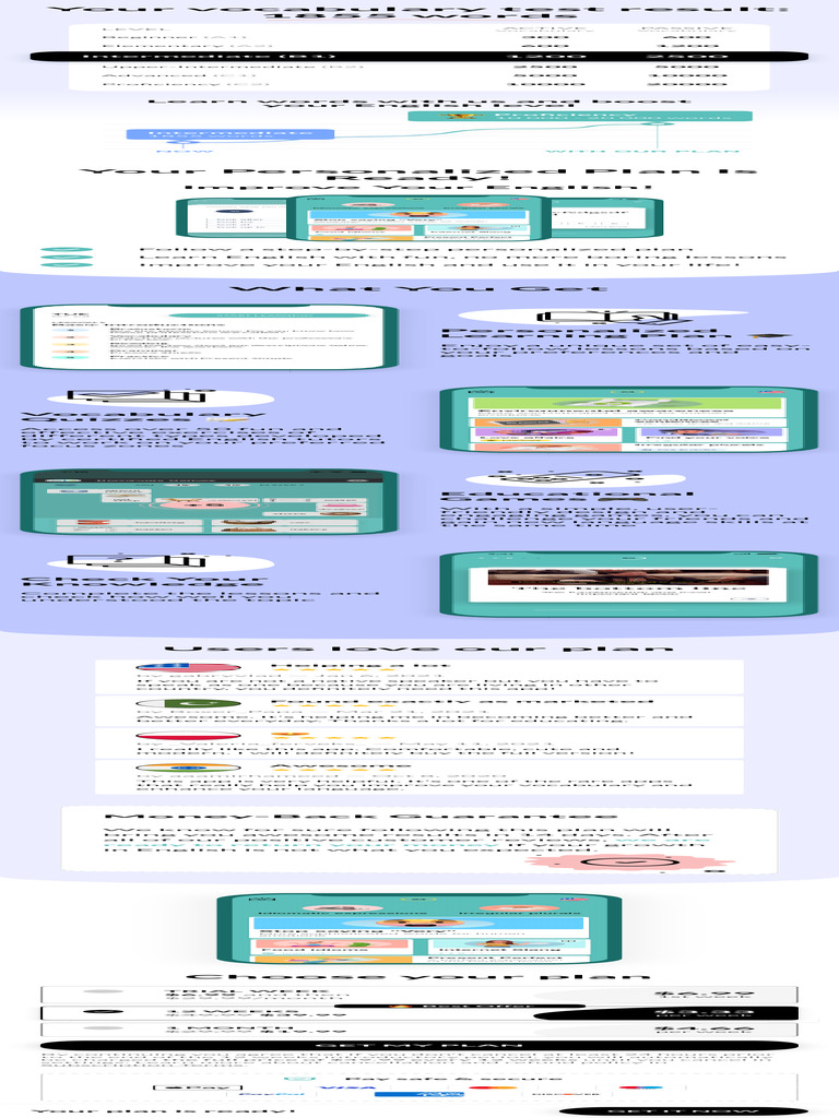 Your Plan Is Ready | PDF | Vocabulary | Cognition