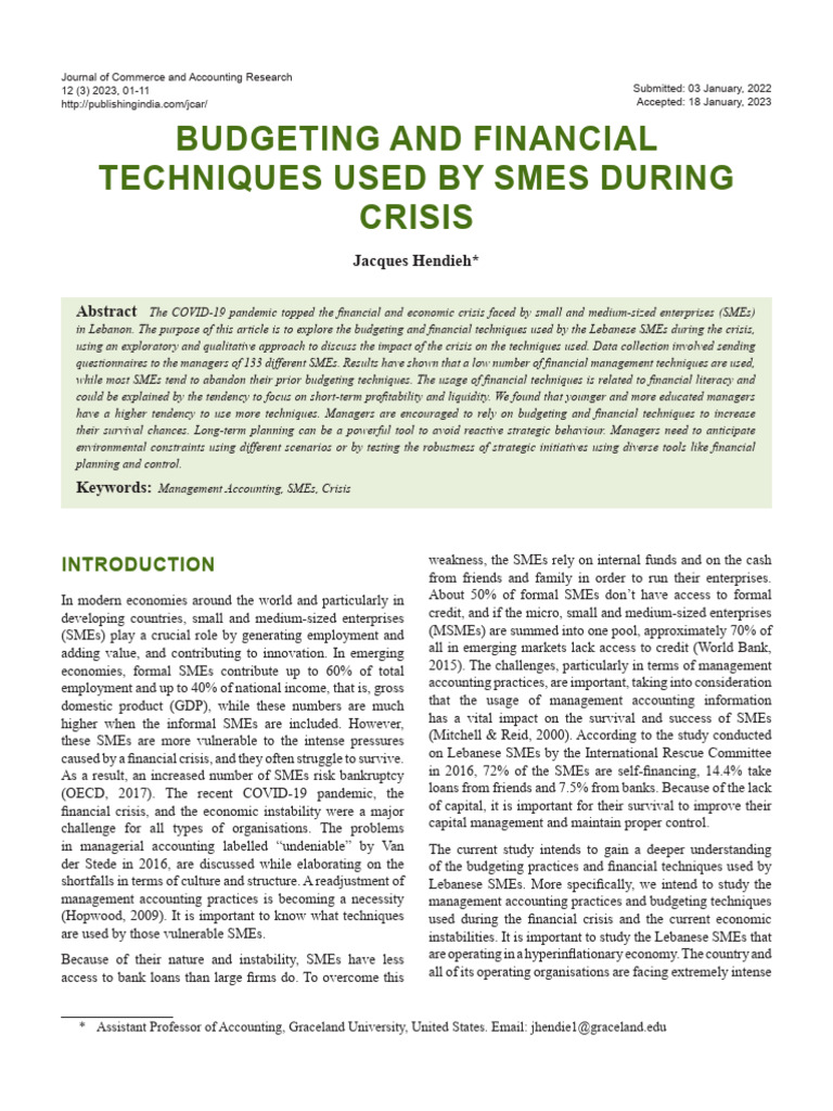 7263 | PDF | Small And Medium Sized Enterprises | Lebanon