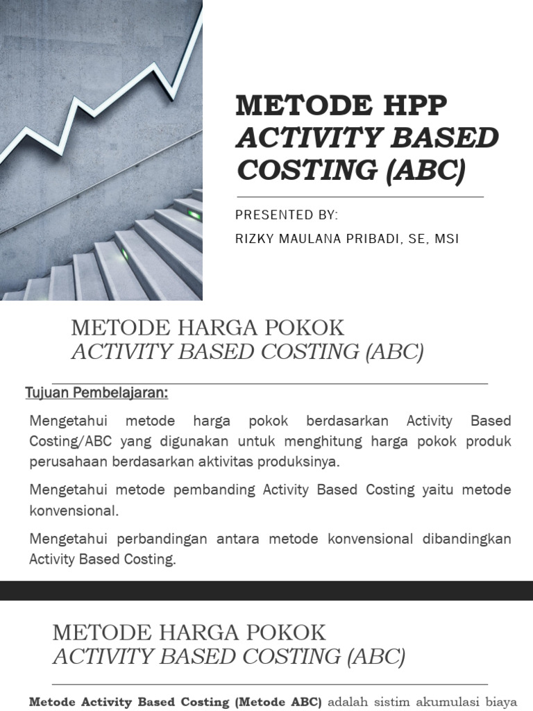 METODE HPP Activity Base Costing - ABC | PDF