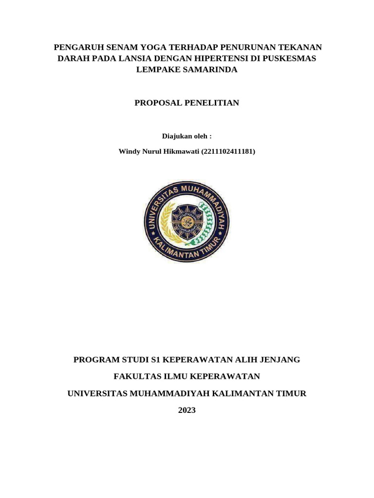 Proposal Skripsi | PDF