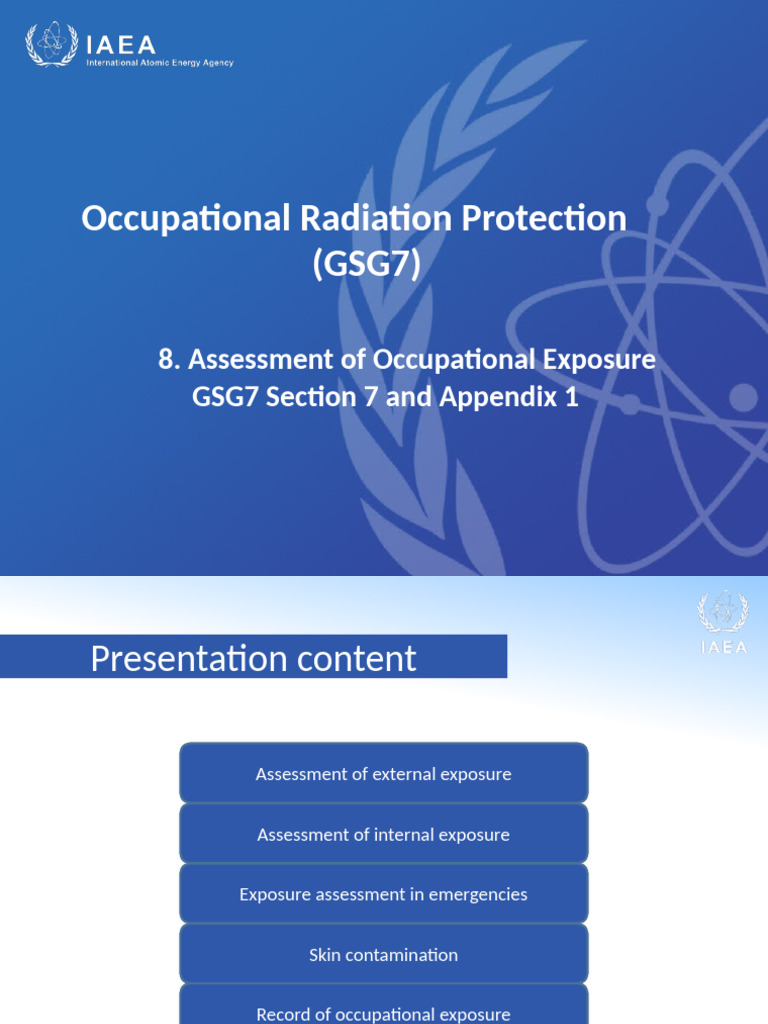 Occupational Radiation Exposure Assessment | PDF | Dosimetry ...
