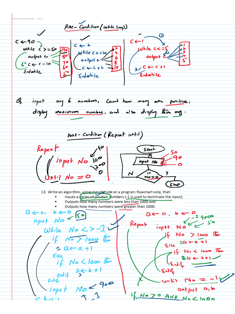 ISL A1 G1(Pre & Post Condition) | PDF
