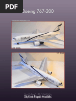 A350 Papercraft Model Instructions | PDF | Vehicle Design | Aircraft ...
