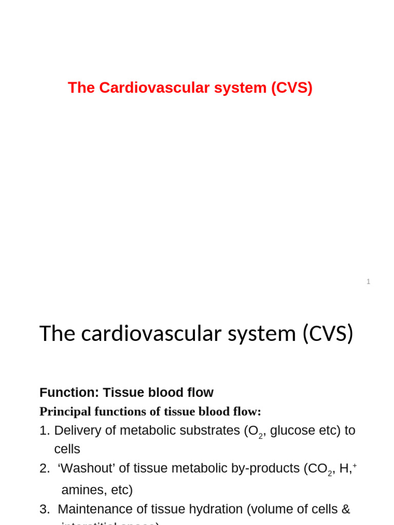 Cardiovascular System | PDF | Heart Valve | Edema