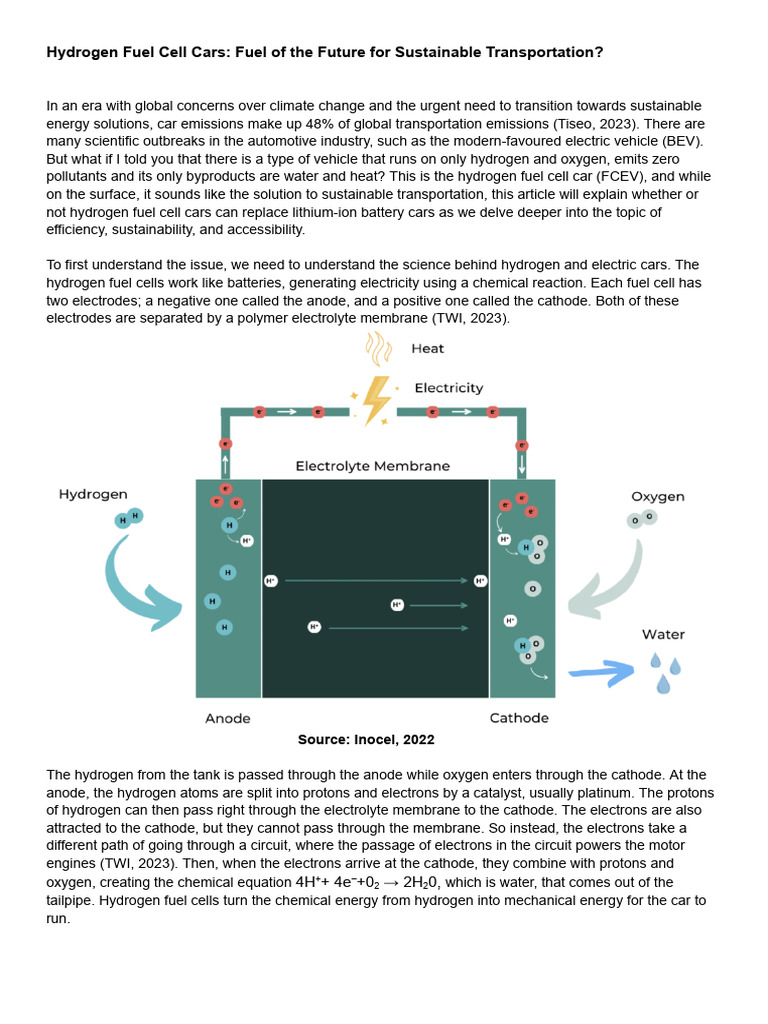 What Are Hydrogen Fuel Cell Cars, How Do They Differ From Electric ...
