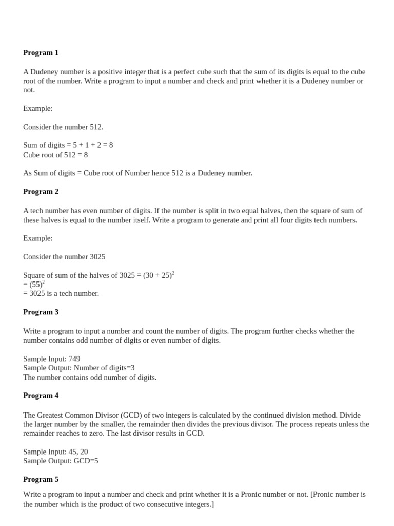 X Holiday Homework Assignment | PDF | Arithmetic | Number Theory