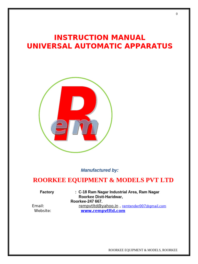 Universal Automatic Compactor | PDF | Earth Sciences | Soil