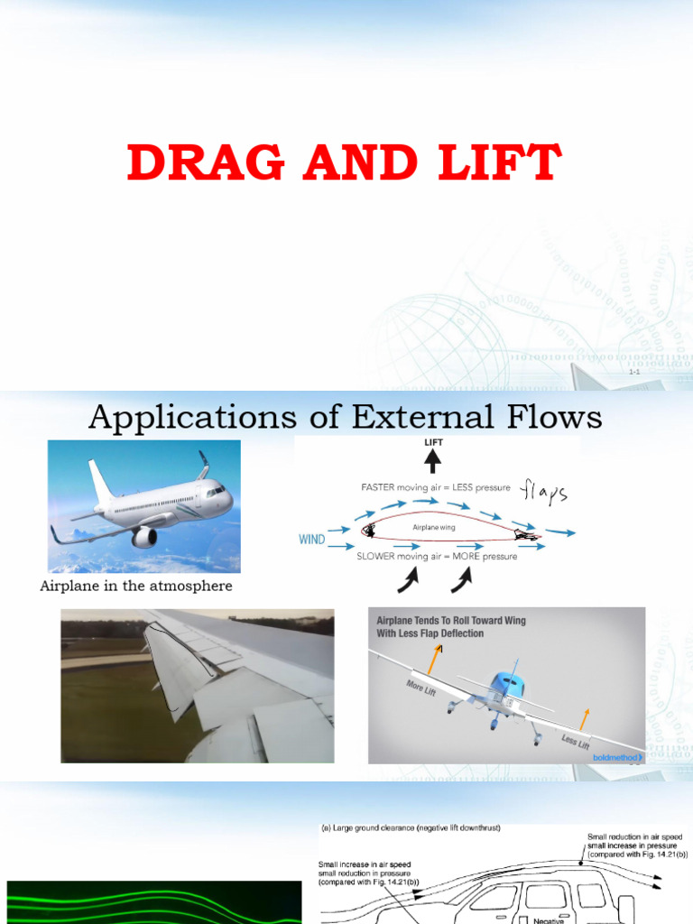 2B-Drag-and-Lift | PDF | Drag (Physics) | Lift (Force)